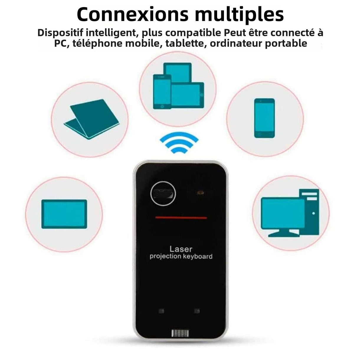 Clavier virtuel à projection laser sans fil– DEVITCO